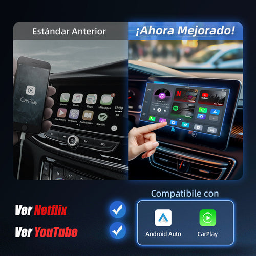 Play2Video Wireless CarPlay/ Android Auto All-in-one Adapter - Ottocast